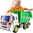 HERSITY Garbage Truck Bin Lorry Toys for 3+ Years Old Boys, Rubbish ...
