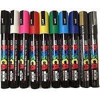 Posca Colouring - PC-5M - Pack of 10 Colours : Amazon.co.uk: Home & Kitchen