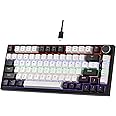 NEWMEN GM326 Mechanical Keyboard,Wired Gaming Keyboard,75 Percent TKL ...