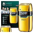 VGR V-350 Foil Shaver for Men with Dual Flexing Foils & 3 Speed Electric Razor (6500/7000/7500 ...