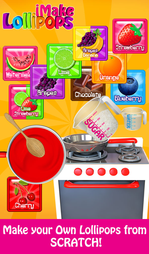 iMake Lollipops - Free Lollipop Maker by Cubic Frog Apps! More ...