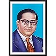 DBrush Dr. B.R. Ambedkar Artwork Framed Original Baba Saheb Ambedkar photo frames Painting Large ...