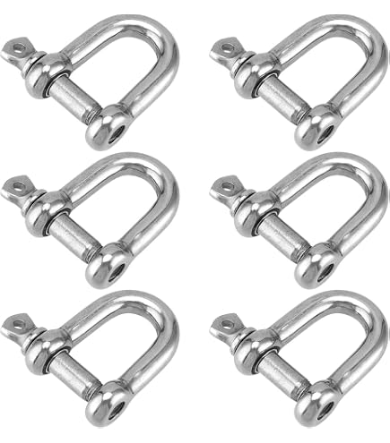 D Shackle Heavy Duty M12 Heavy Duty Commercial D-Shackle Steel M12 12mm ...