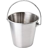 Genware Stainless Steel Serving Bucket 7cm | Mini Bucket, Metal Bucket ...