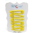 6 Yellow Hair Clips School Uniform yellow hair accessories Colour Girls ...