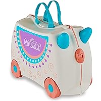 Trunki Children’s Ride-On Suitcase & Kid's Hand Luggage: Frank Fire ...