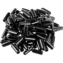 18mm ID Vinyl Thread Protectors 50 Pack 50-Pack 18mm Rubber End Caps ...