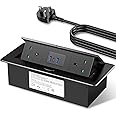 Desktop Power Socket with USB C, Airmom Recessed Power Socket 2 UK Plug ...