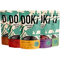 DOKi Chicken Jerky for Humans (5 Flavours) (High Protein, Low Calorie ...
