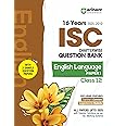 Arihant ISC Question Bank Chapterwise & Topicwise Class 12 English ...