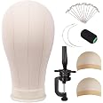 MapofBeauty Tela Block Testa parrucca Testa Con Stand per Making ...