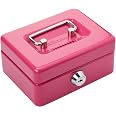 Cathedral Products - 4" (12.5 cm) Lockable Small Metal Cash Box with ...