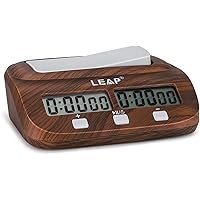 LEAP Chess Clock Digital Chess Timer Professional for Board Games Timer with Alarm Function ...