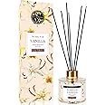 Soul & Scents Glass 120ml Vanilla Reed Diffuser Set | Free 6 Fiber Reed ...