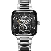 Buy Titan Ceramic Fusion Automatic Black Dial Silver Dual-Toned ...