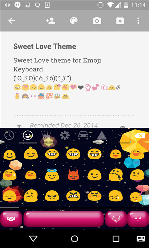 Sweet Love Emoji Keyboard Theme: Amazon.de: Apps für Android
