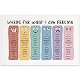 uoyien Feelings Vocabulary Poster, Words For My Fellings Chart ...