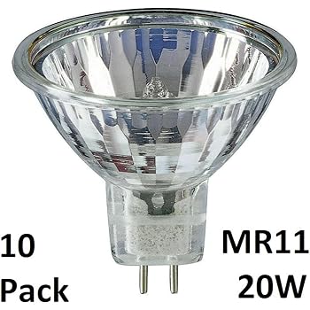 6 x STATUS 20W 12V Dichroic MR11 GU4 Halogen Lamp, Low Voltage Dimmable ...
