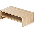 FITUEYES Monitor Stand Wood PC Laptop Computer Screen Riser,2 Tiers ...