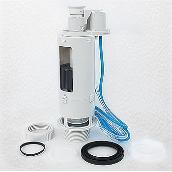 Macdee Pneu Compact Pneumatic Concealed WC Toilet Cistern Single Flush ...