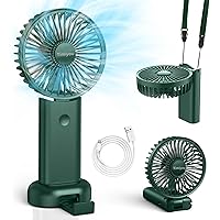 Timiyou Handheld Fan, Portable Hand Held Fan with 3 Speed, Mini Hand ...