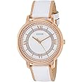 Guess Damen Analog Quarz Uhr mit Leder Armband W0934L1 : Guess: Amazon ...