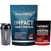 NAKPRO Impact Whey Protein 1kg | Isolate & Concentrate | 24g Protein ...