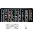 LOVEEK Keyboard Shortcuts Mouse Mat, Quick Key Super Large Pad With ...