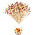 Cocktail Sticks for Food, 200 PCS Cocktail Picks, Fancy Cocktail ...