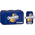 Orangina Sparkling Fruit Drink; Multipack of 6 x 330ml cans; contains a ...