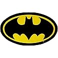 Childrens/Kids Batman Logo Bedroom Floor Rug/Mat (98cm x 57cm) (Black ...