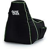 Game Over Video Gaming Bean Bag Lounger Chair | Indoor Living Room ...