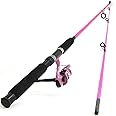 FTD FLADEN Festival PINK Fishing Rod & Pink Power 100 Fixed Spool Reel ...