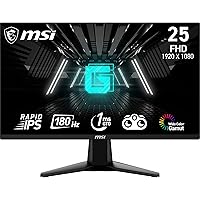 MSI G244F E2 24 Inch FHD Gaming Monitor - 1920 x 1080 Rapid IPS Panel, 180 Hz / 1ms, 118% sRGB ...