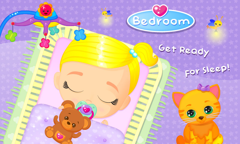 Lily & Kitty Baby Doll House - Little Girl & Cute Kitten Care: Amazon ...