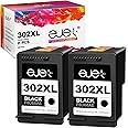 ejet XL High Yield 302XL Ink Cartridges Remanufactured for HP 302 302XL for Deskjet 1110 2130 ...