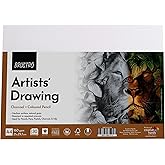 BRUSTRO Drawing Papers | 200 GSM, A4, Pack of 50 (40+10 Sheets) | Ideal ...