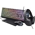 Trust Gaming GXT 792 Quadrox 4-in-1 Gaming Keyboard and Mouse Set ...