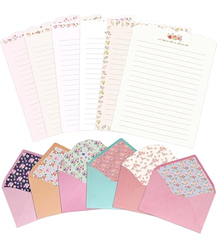 American Flag Border Writing Paper