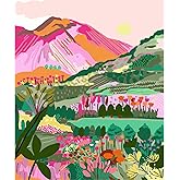 YALKIN Malen Nach Zahlen Erwachsene, Paint by Numbers Malen Nach Zahlen, DIY Landschaft mit ...