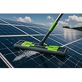 Solar Panel Cleaning Brush with Telescopic Handle – Soft Microfiber Mop ...
