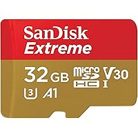 SanDisk Ultra 32 GB microSDHC Memory Card + SD Adapter with A1 App Performance Up to 98 MB/s ...