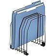 Fellowes Workstation Black Wire Rack 7-Section File Organizer (68112 ...