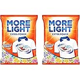 More Light Extra Power Detergent Powder 4kg with Enzymatic Action ...