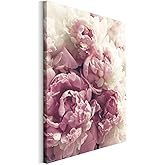 Amazon.de: Revolio 120x80 cm Leinwandbild Wandbilder Wohnzimmer Modern Kunstdruck Design ...