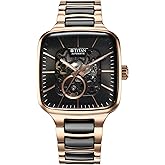 Titan Ceramic Fusion Automatic Blue Dial Two Toned Silver Stainless ...