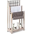 Multigot 3-Tier Towel Rack, Freestanding Bathroom Towel Rail with ...