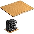 ANBOXIT Bamboo Appliance Slider, Sliding Tray for Coffee Maker, Kitchen ...