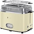 Amazon.de: Russell Hobbs Toaster [für 2 Scheiben] Retro Edelstahl Creme ...