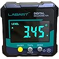 LABART Mini Digital Protractor with Magnetic Base Inclinometer Compact ...
